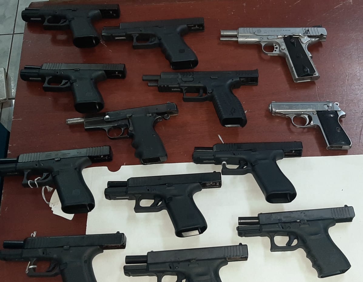 JUST IN: Major gun bust at Mobay Wharf