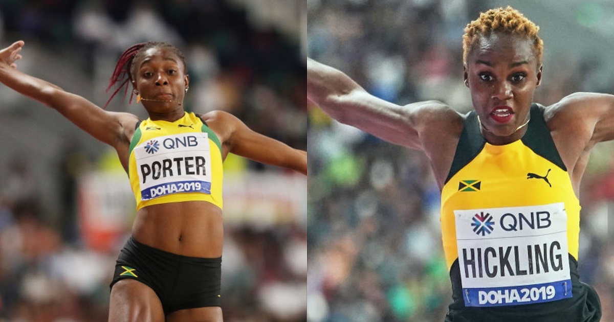 Porter, Hickling miss out on long jump final