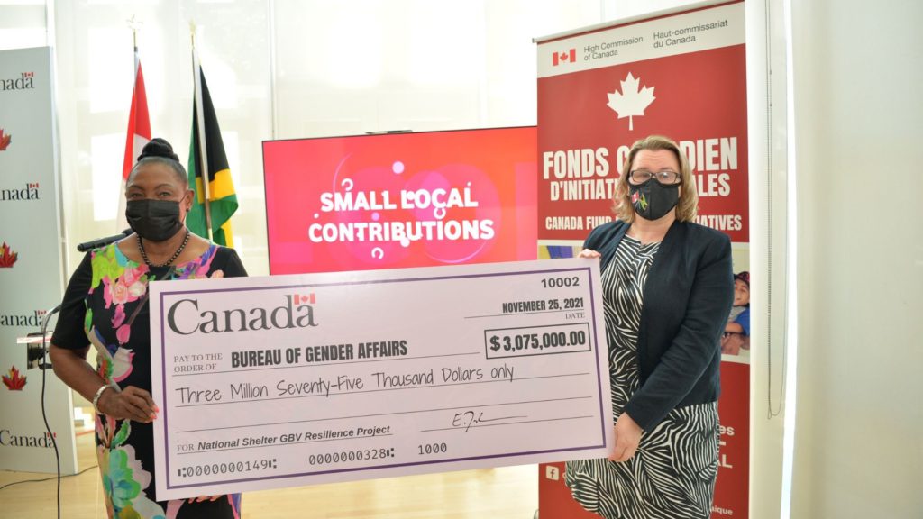 Canada donates J$21m to support women empowerment