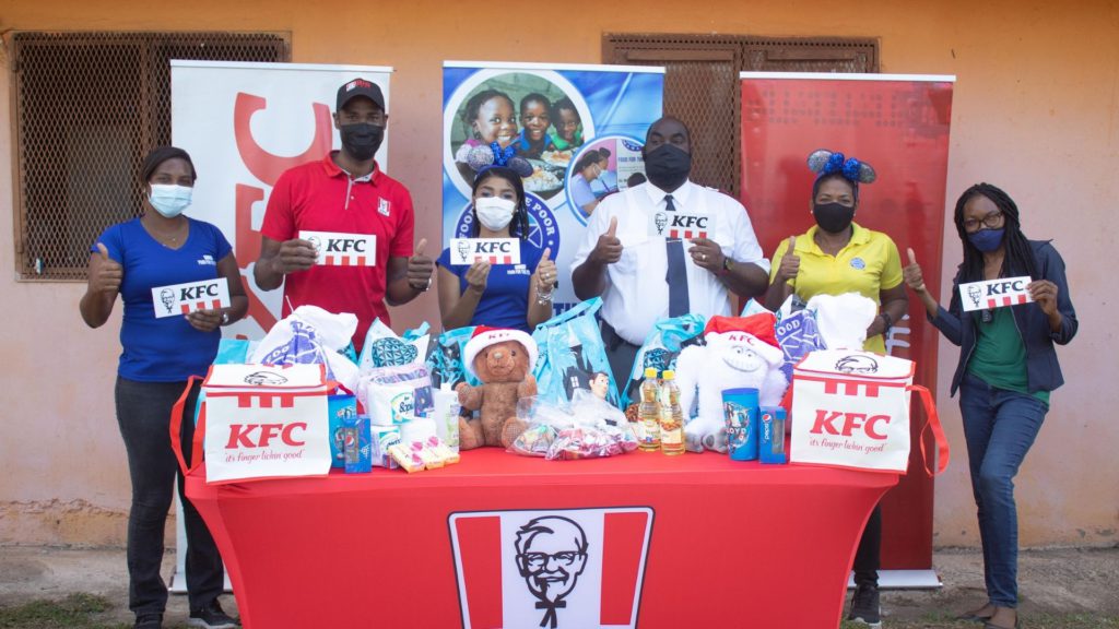KFC donates 1,300 meals to Food For The Poor through Add Hope Programme