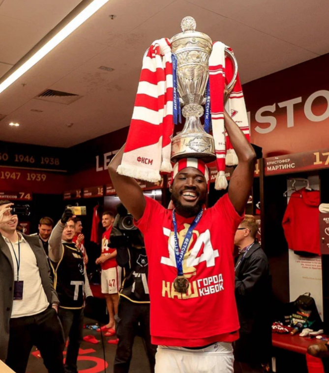Shamar Nicholson wins Russian Cup with Spartak