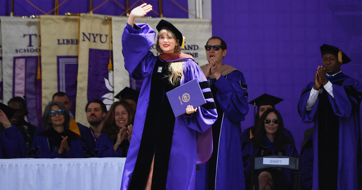 Taylor Swift receives honorary doctorate degree from NYU