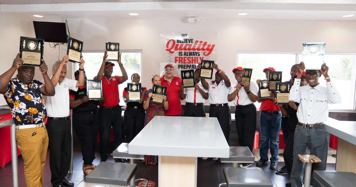 Restaurants of Jamaica shines spotlight on long serving KFC team members