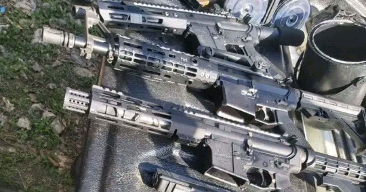 Five high powered weapons seized in St James