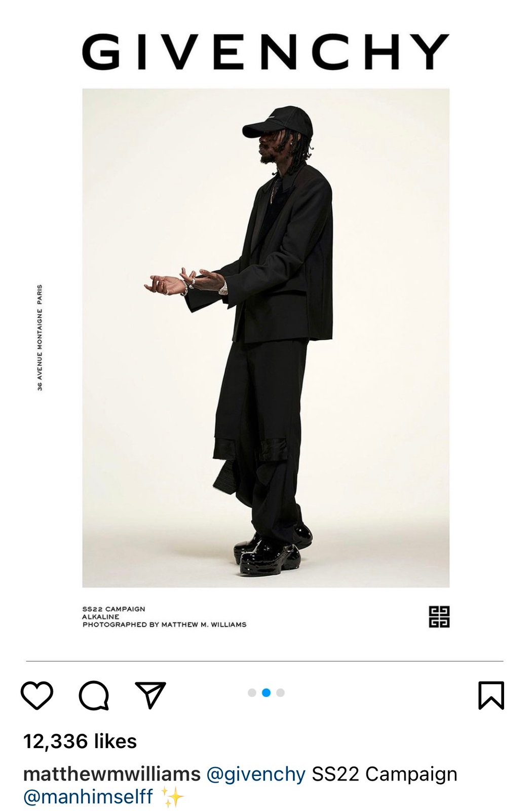 Givenchy boss releases images of Alkaline in fashion campaign