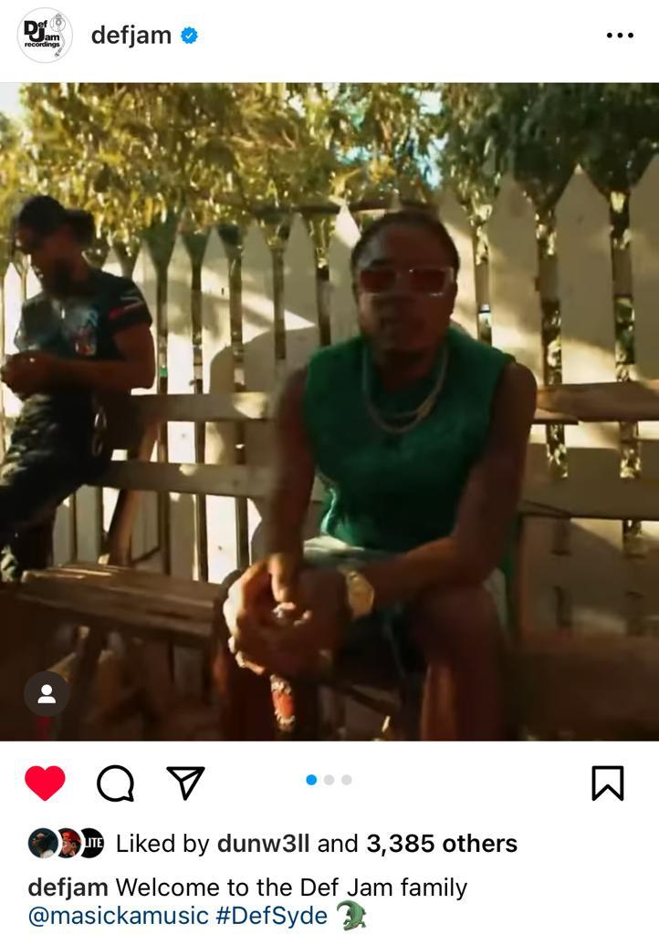 Def Jam Recordings officially welcomes Masicka