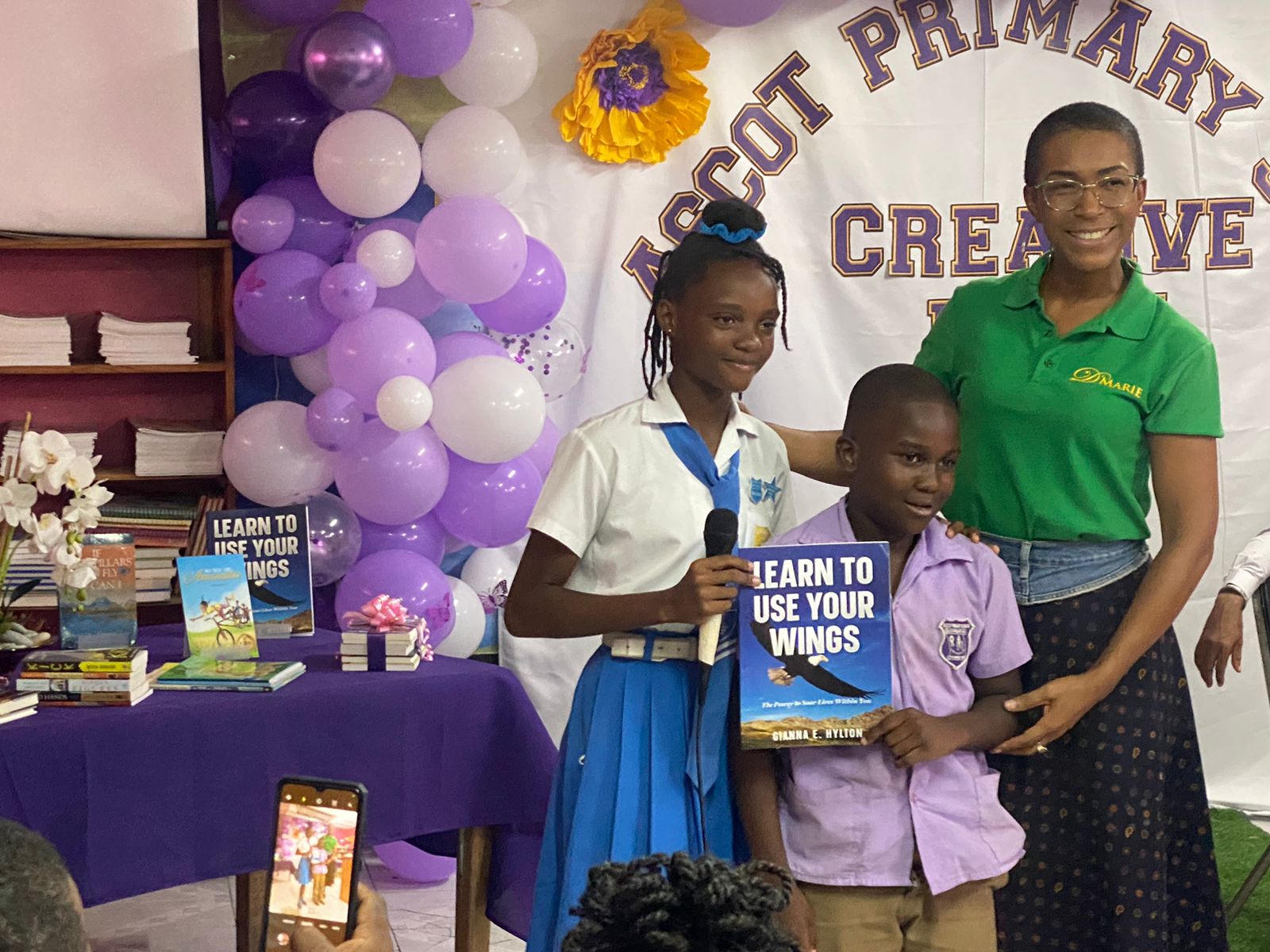 Ascot Primary head girl encourages peers to read; launches book club