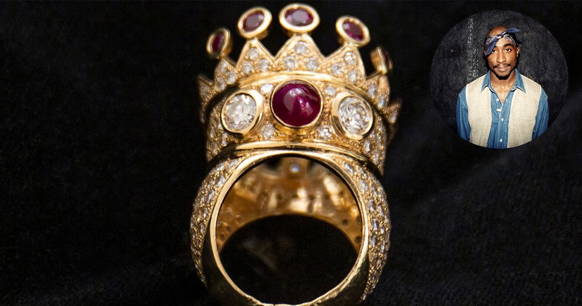 Tupac Shakur's custom diamond ring auctions for $1 million
