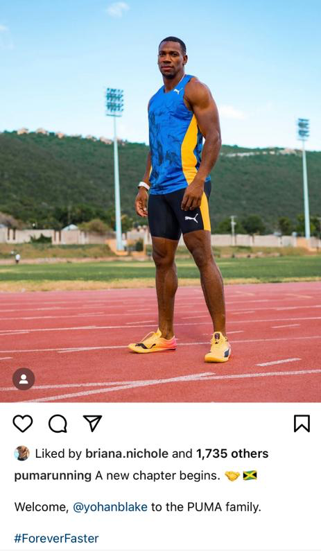 Blake goes "Forever Faster" with Puma