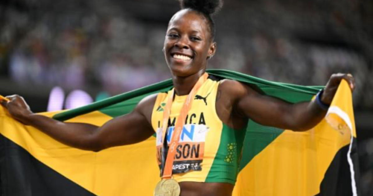 #Historic - Shericka Jackson wins gold; achieves second fastest time ...