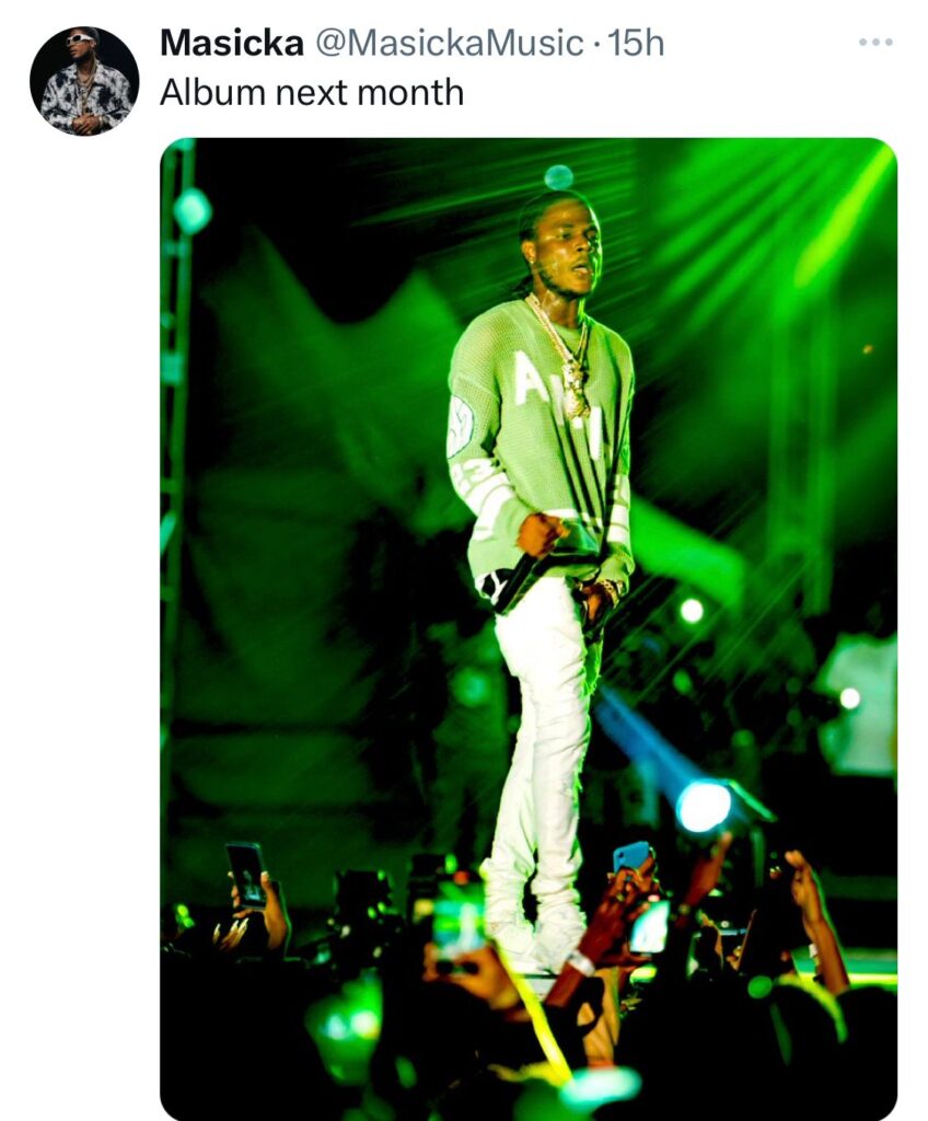 Masicka's album set for October release