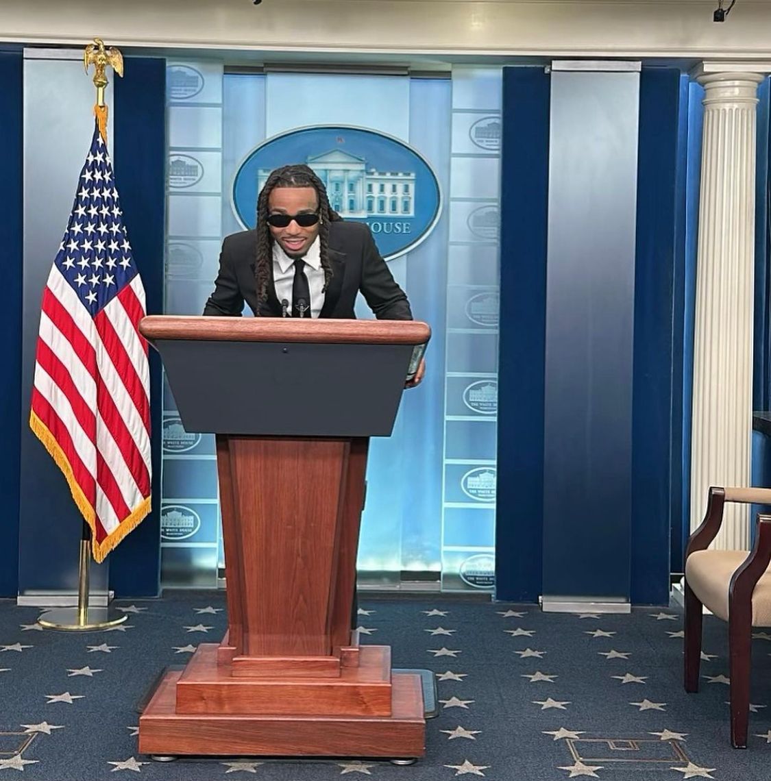Quavo speaks on gun violence prevention