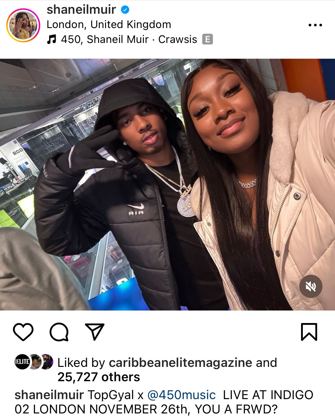 Shaneil Muir & 450 booked for London's O2 arena