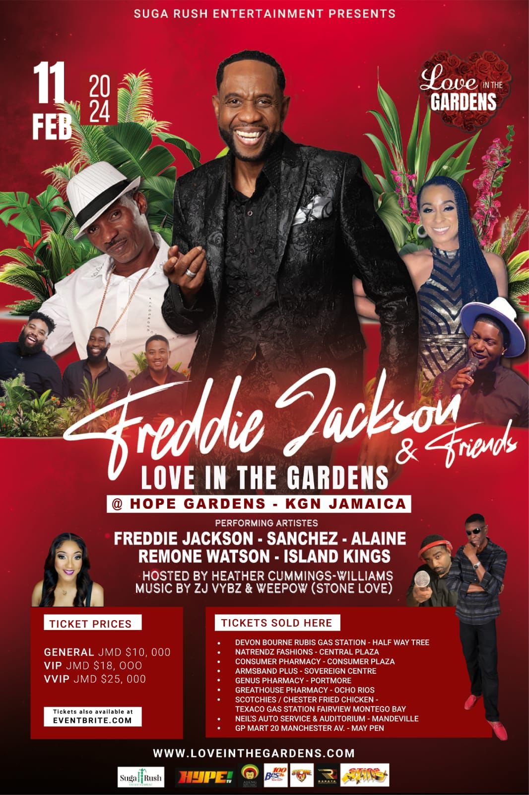 Freddie Jackson Headlines 'Love in the Garden' for Pre-Valentine Concert