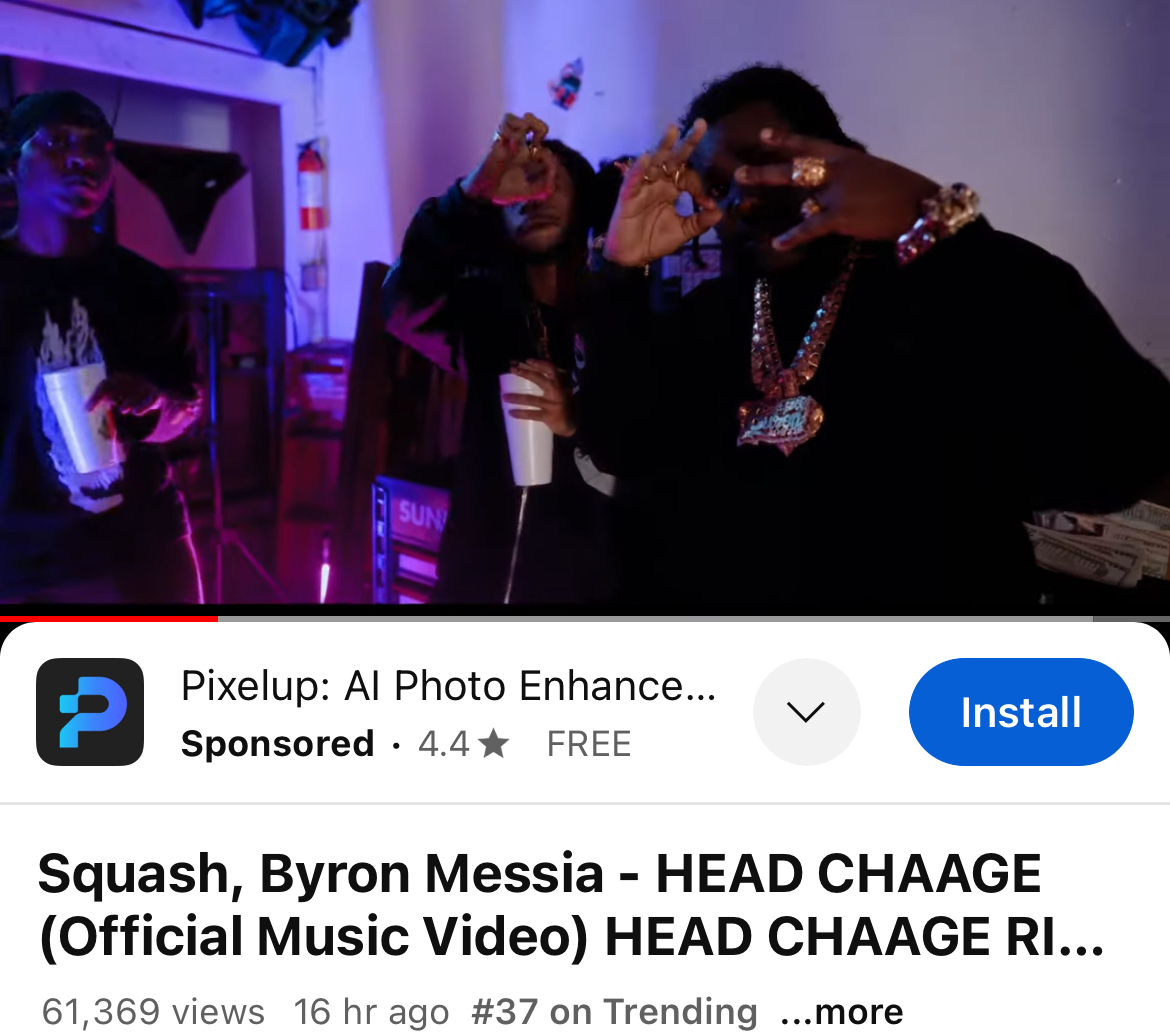 Squash, Byron Messia release "HEAD CHAAGE"