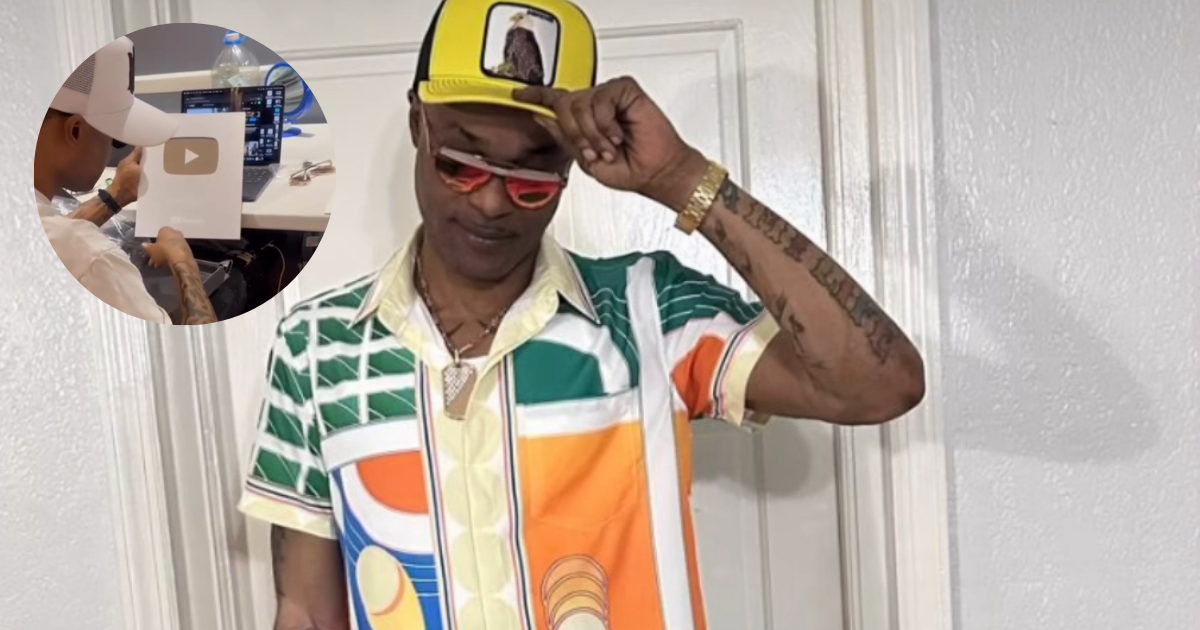 Shawn Storm celebrates silver YouTube plaque for achieving 100k subs