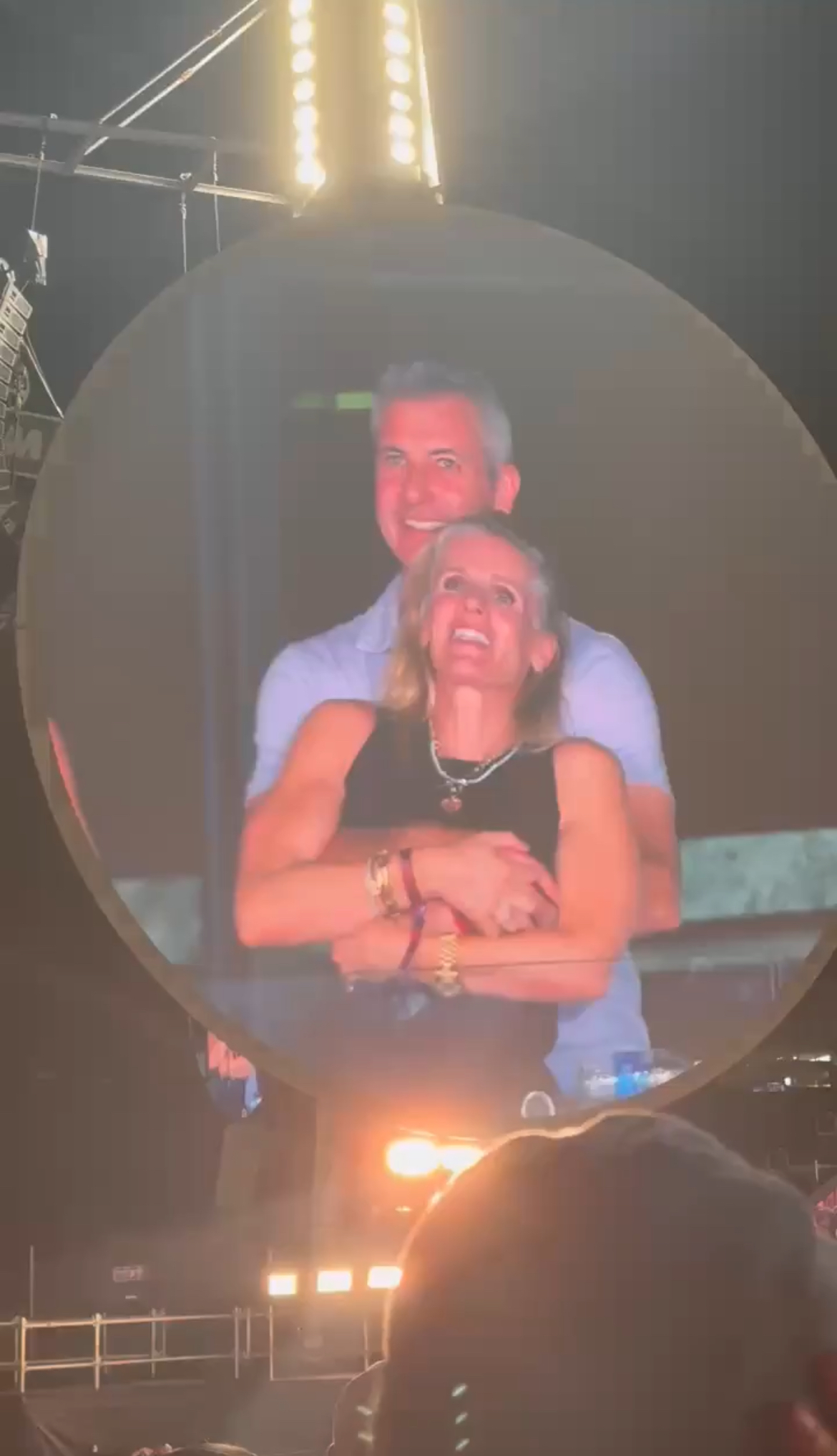 Wife of "busted" CEO at Coldplay concert drops last name from socials